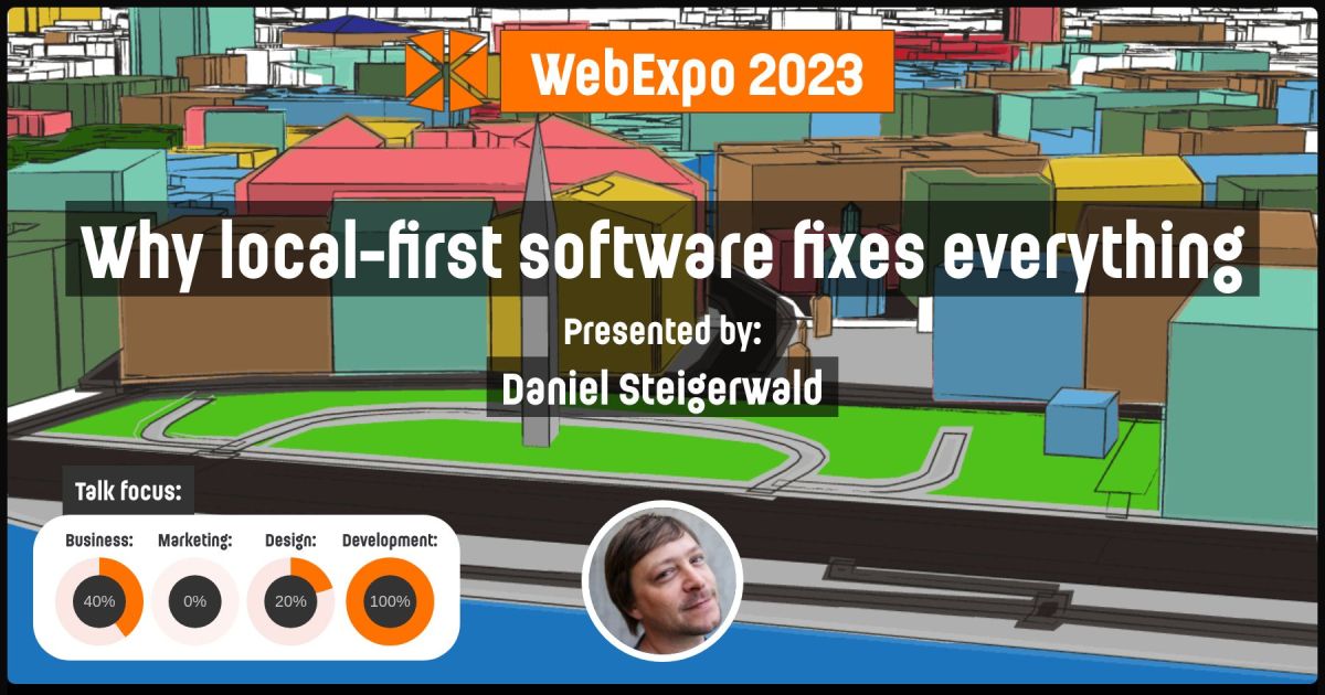 Why local-first software fixes everything – WebExpo