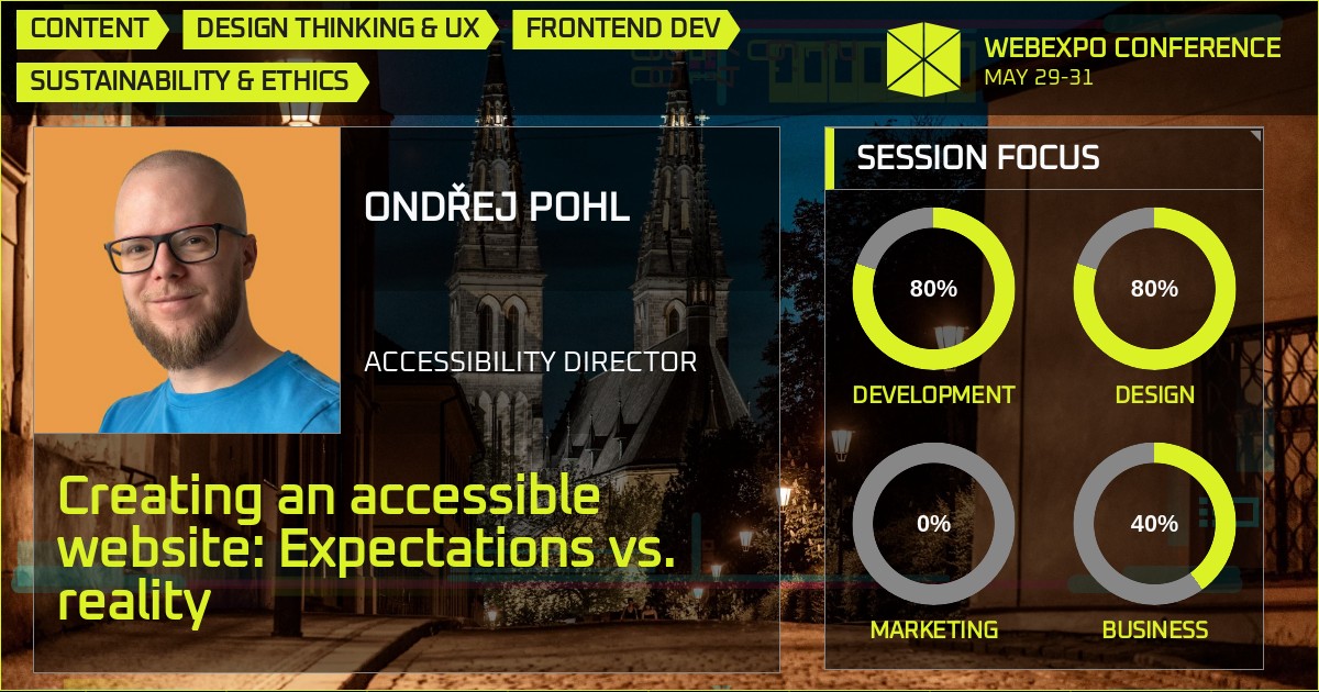 Creating an accessible website: Expectations vs. reality – WebExpo Conference