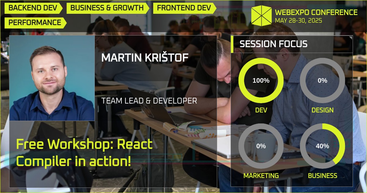 Free Workshop: React Compiler in action! – WebExpo Conference