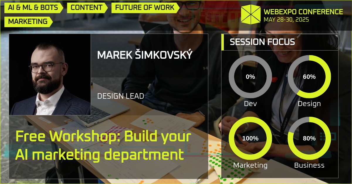 Free Workshop: Build your AI marketing department – WebExpo Conference