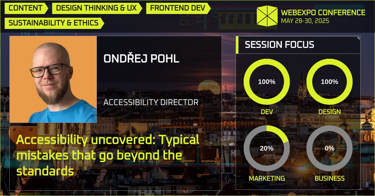 Accessibility uncovered: Typical mistakes that go beyond the standards – WebExpo Conference