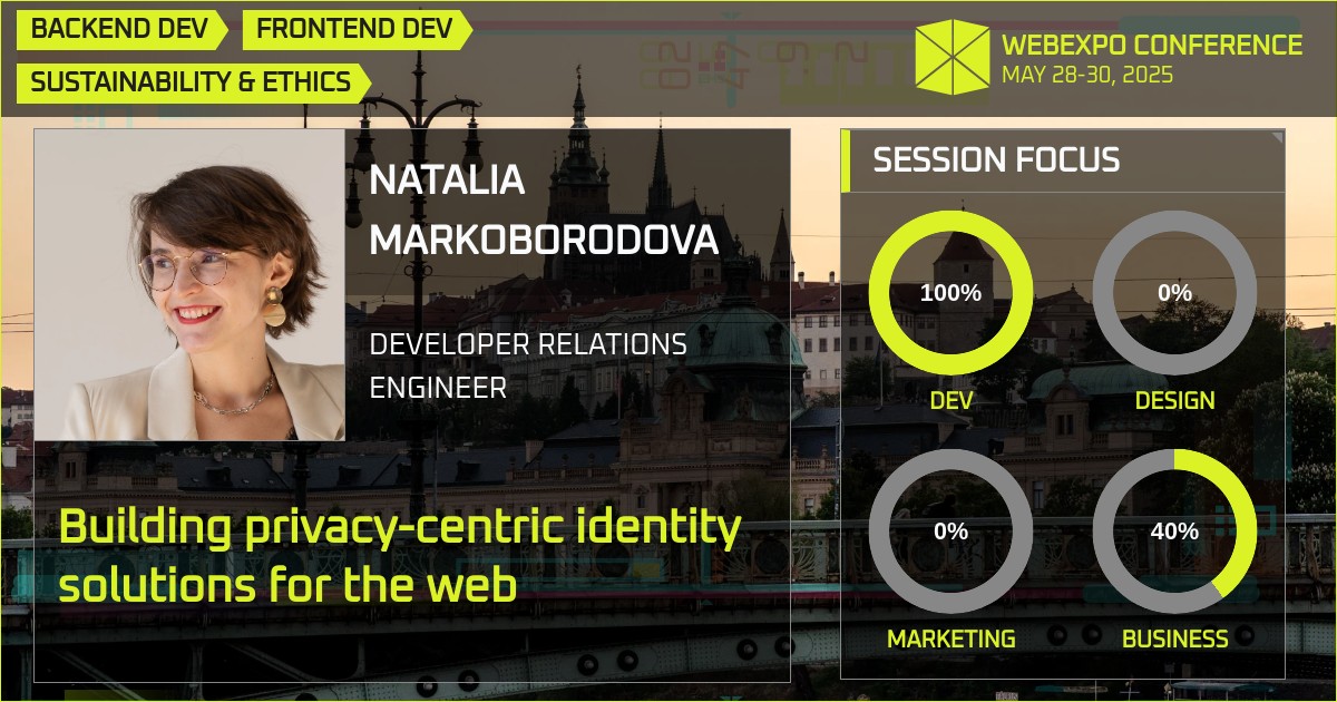 Building privacy-centric identity solutions for the web – WebExpo Conference